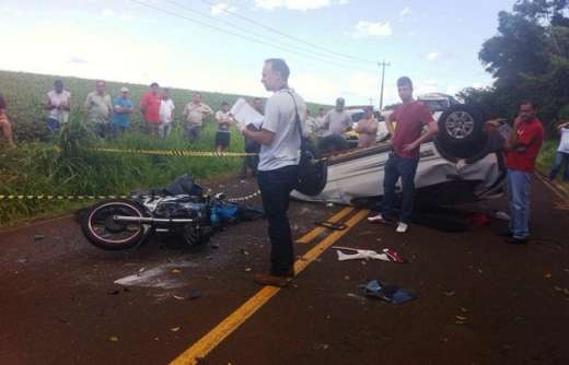 Colisão Entre Carro E Moto Deixa Um Morto E Dois Feridos No Sudoeste Do